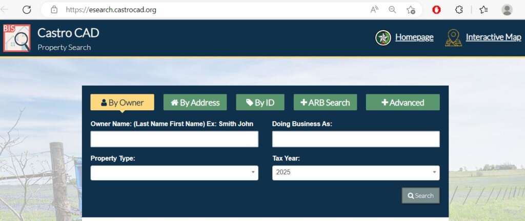 Castro County Appraisal District CAD 2026 and Tax Guide