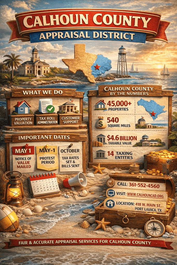 Calhoun County Appraisal District 2026 CAD and Tax Guide