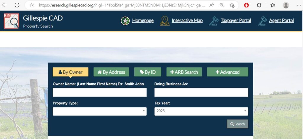 Gillespie County Appraisal District - Gillespie CAD And Tax Guide 2026
