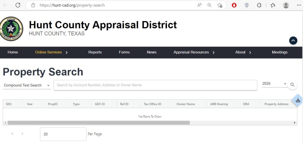 Hunt County Appraisal District: Hunt CAD Tax and Property Guide