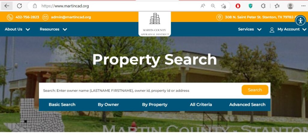 Martin County Appraisal District 2026 CAD Guide