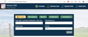 Mason County Appraisal District CAD and Tax Info 2026