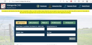 Matagorda County Appraisal District CAD and Tax Info 2026